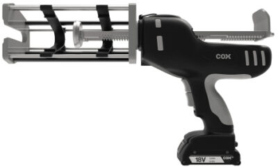 Electraflow Dual VBE 400 plus battery for two component adhesive dispensing